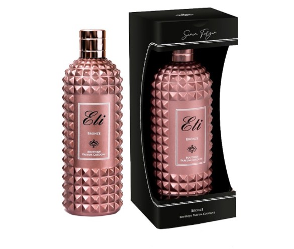 Eti - armagankuruyemis - Butik Kolonya Bronze Cam Şişe Kutulu 300 ML